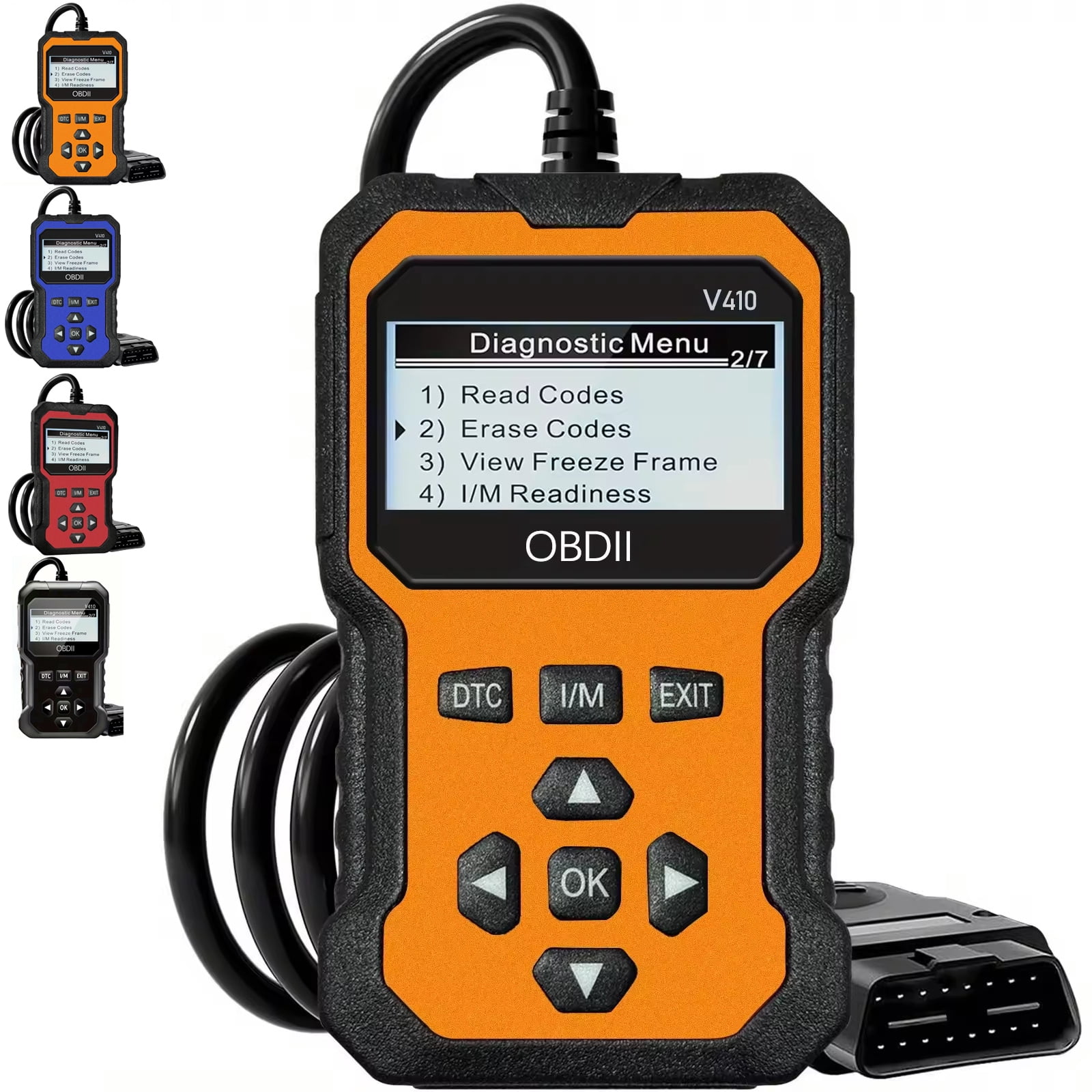 2026 Newest Enhanced Universal OBDII Scanner V410 Car Engine Fault Code ...