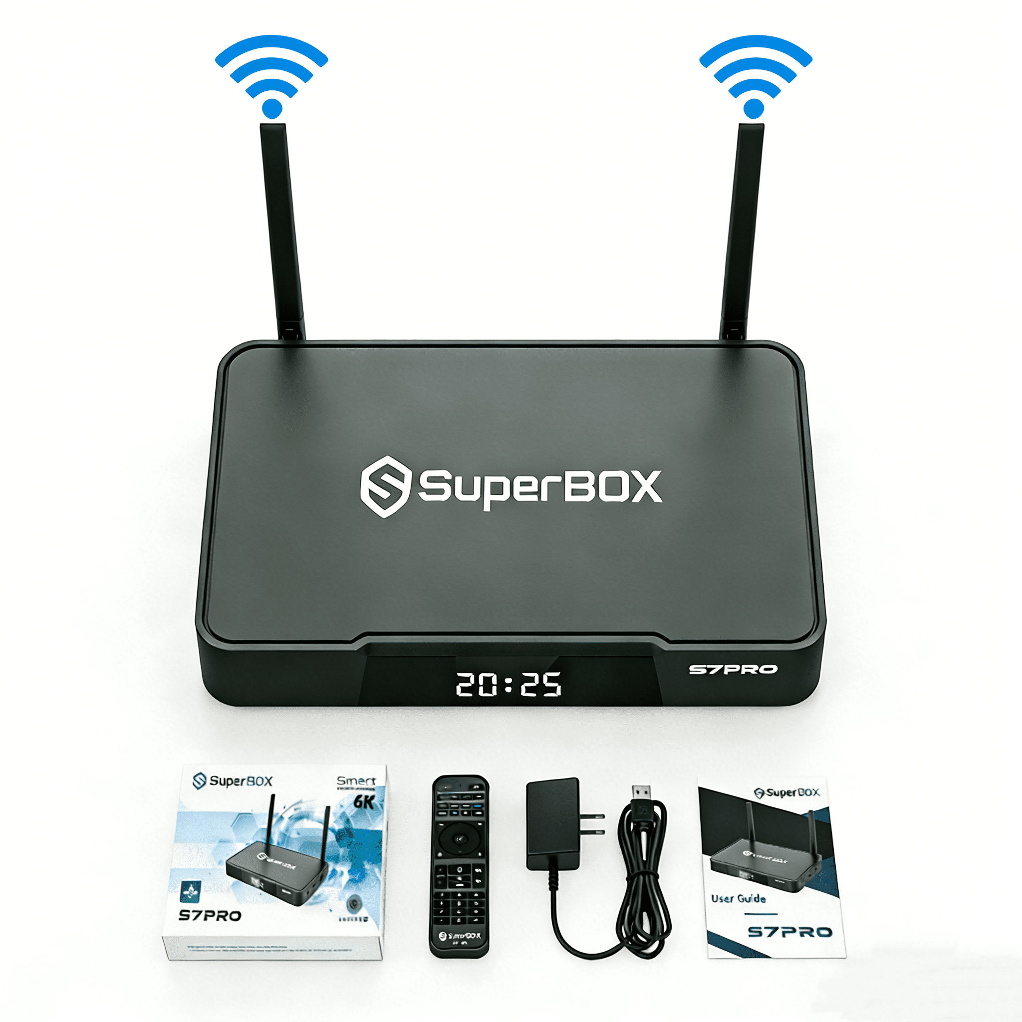 2026 Newest SuperBox S7PRO Smart TV Box with Built-in Voice Control ...