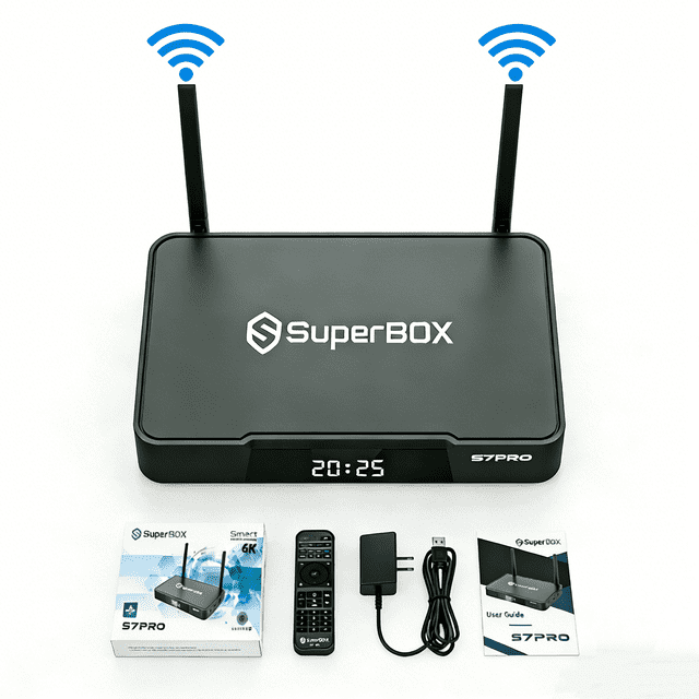 2026 Newest SuperBox S7PRO Smart TV Box with Built-in Voice Control ...