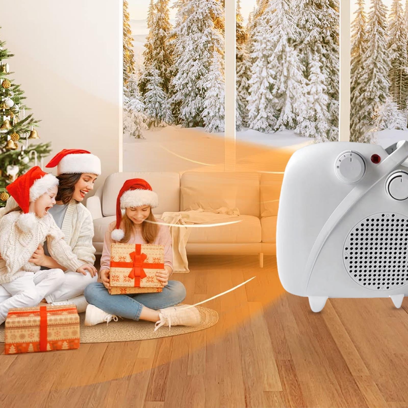 2026 Newly Upgraded Home Heater Small Solar Heater Mini Energy Saving ...