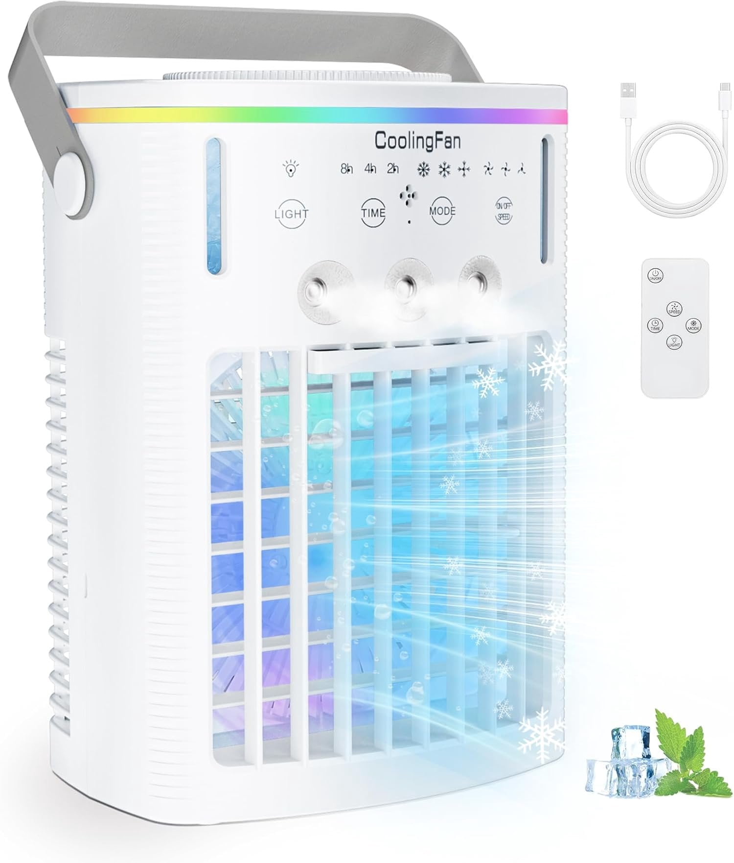 2026 Newly Upgraded Portable Air Conditioner, 4-in-1 Mini AC Unit ...