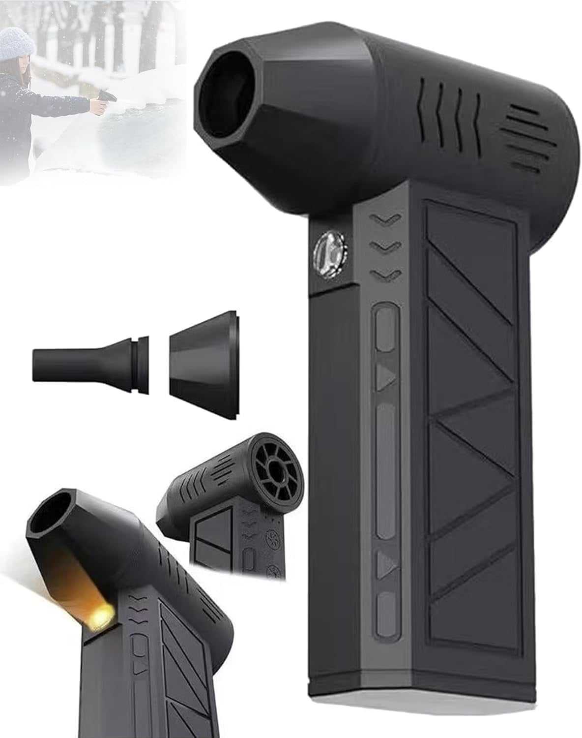 2026 Next Generation LED Turbo Blower - 130,000 RPM Portable Snow ...