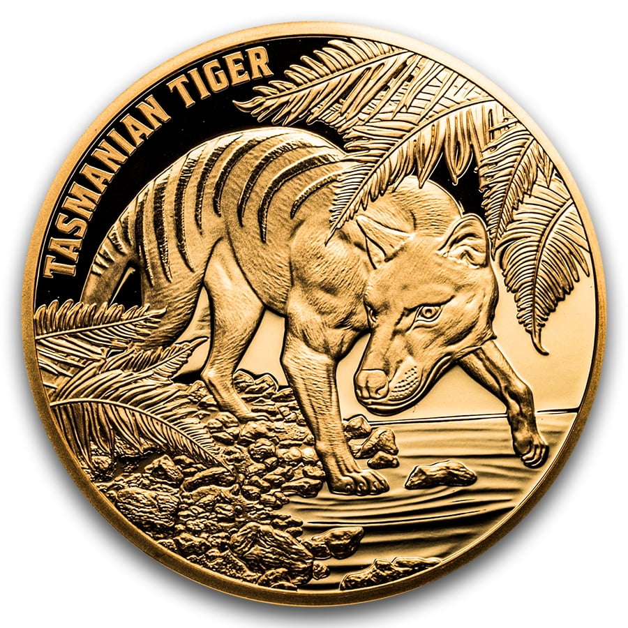 2026 Niue 1 oz Gold Proof Tasmanian Tiger (w/ Box & COA) - Walmart.com