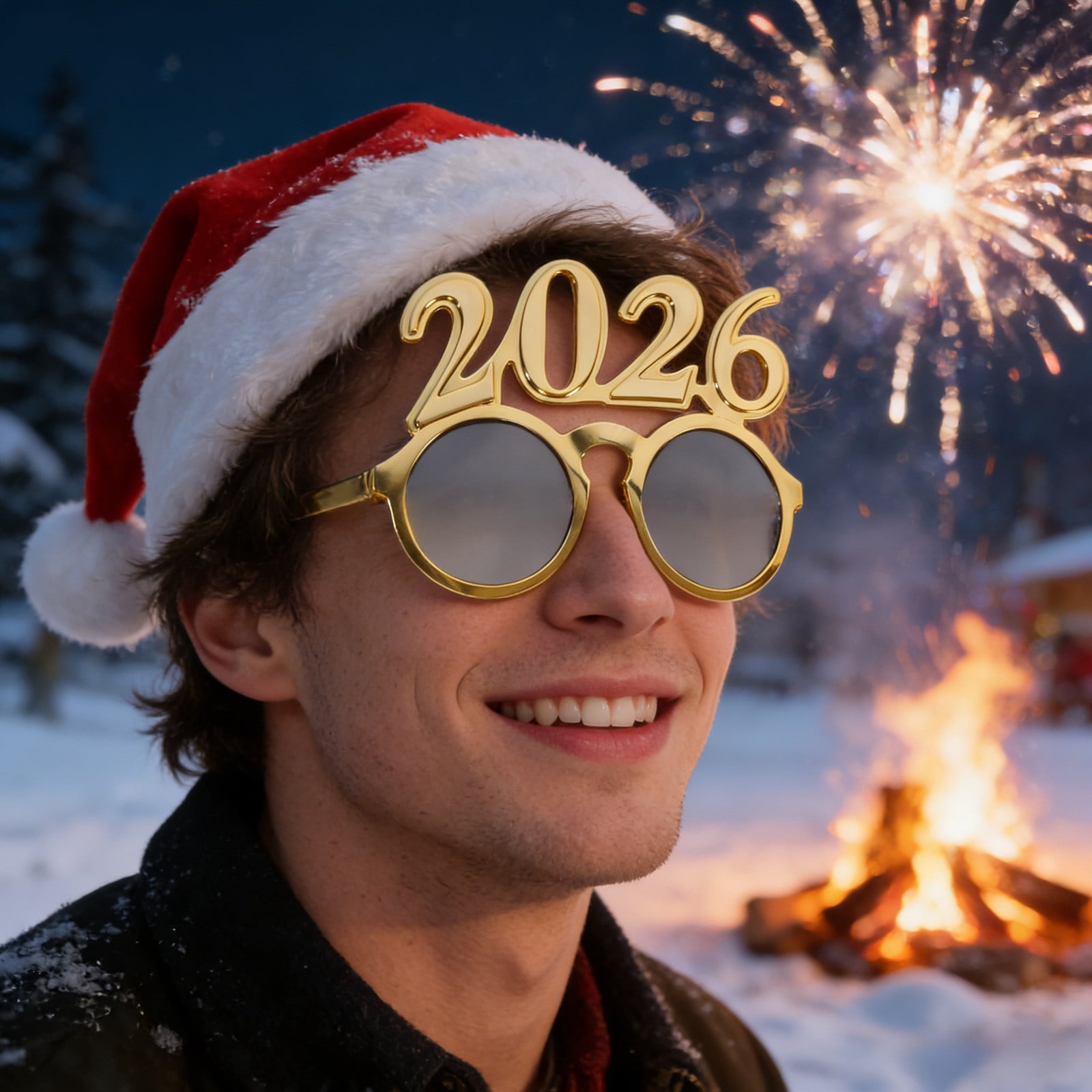 2026 Novelty Glasses PC Year Party Carnival Eyewear 2026 Number ...