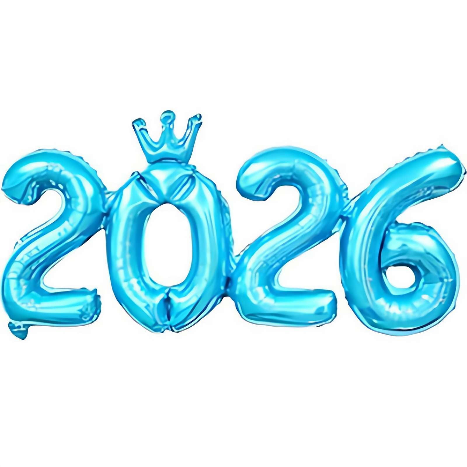 2026 Numbers Balloon, 2026 Decorations New Years, 40 Inch Balloon for ...