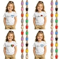 2026 Official Girls Short Sleeve Crewneck Graphic T‑Shirt Heartbeat ...