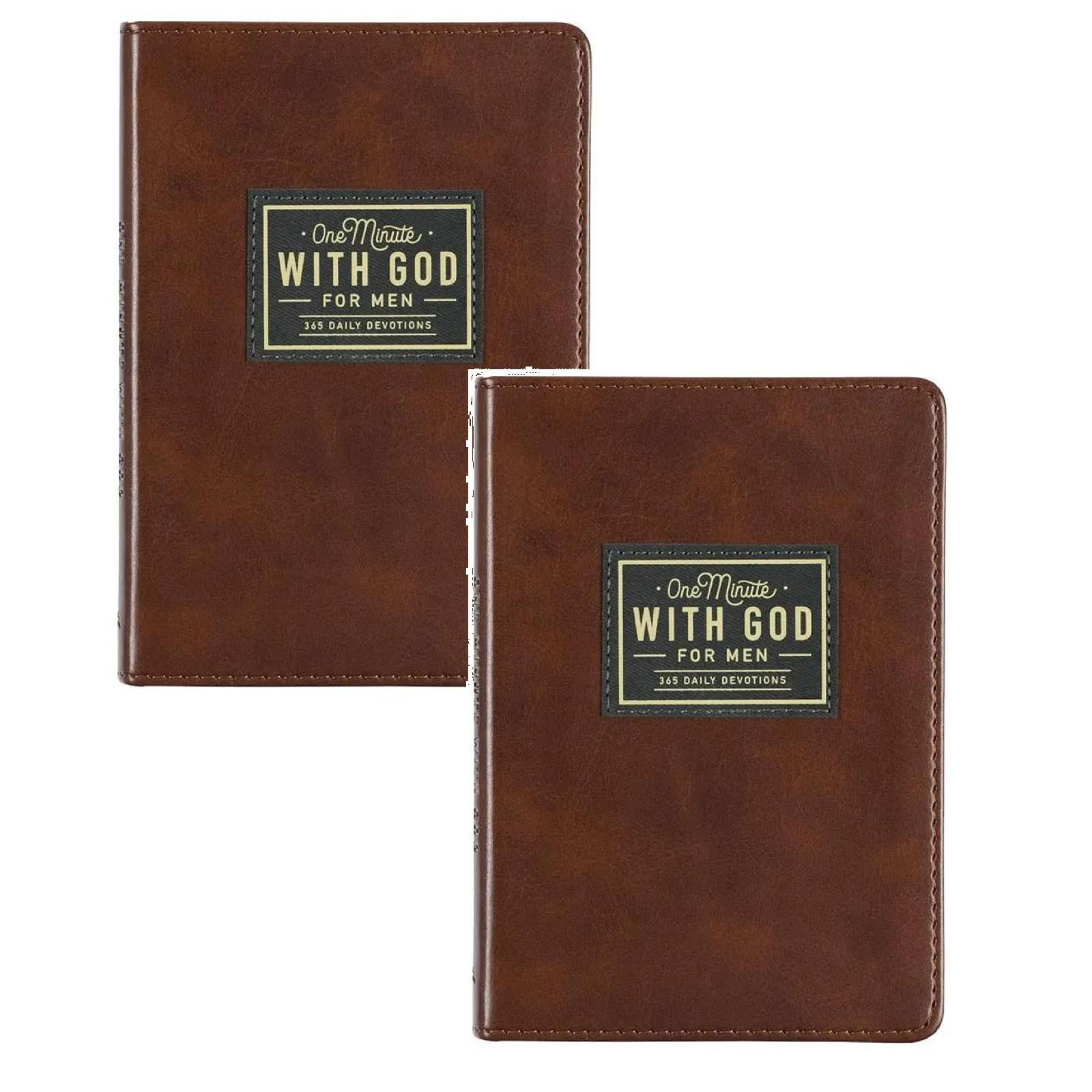 2026 One Minute with God Daily Devotional for Men - 2PCS 365 Days of Prayer, Bible Study ...