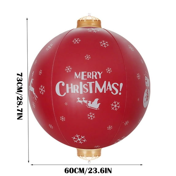 2026 Outdoor Christmas Inflatable Ball Decorated Christmas Tree ...