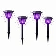 2026 Outdoor Solar Bug Zapper Repellent Lamp Stake Light, 17" Effective ...