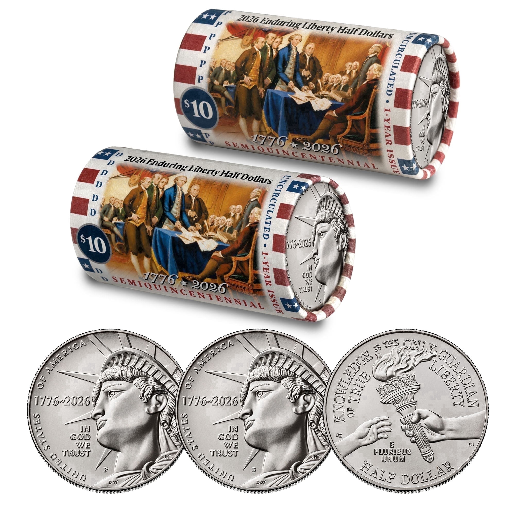 2026 P & D Set • Enduring Liberty Half Dollar DECLARATION OF ...