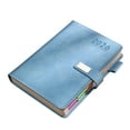 2026 PU Leather Academic Planner Notebook with Magnetic Button Closure ...
