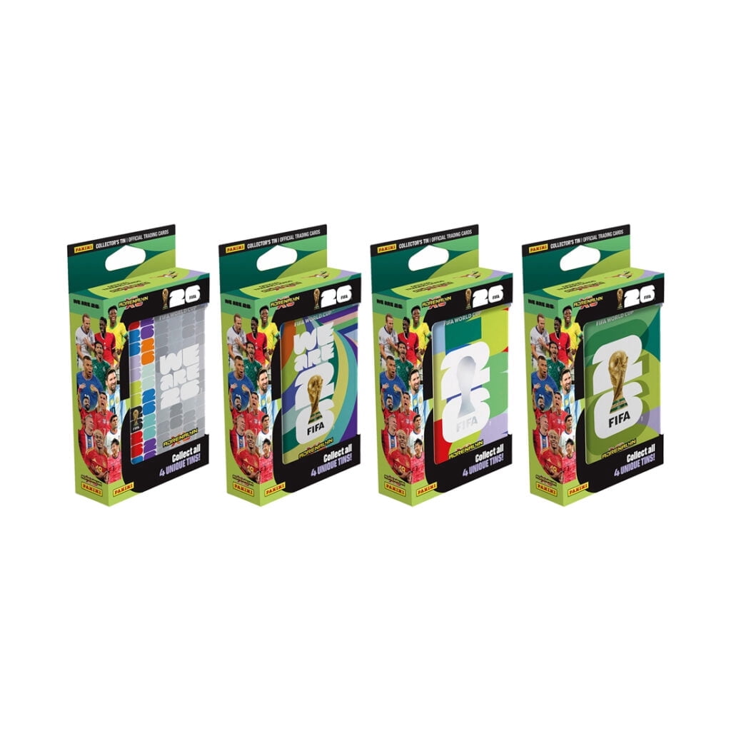 2026 Panini Adrenalyn XL FIFA World Cup Cards - Pocket Tin 4-Pack Set ...