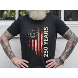 2026 Patriotic Shirt 250 Years USA Anniversary Tee Distressed American ...