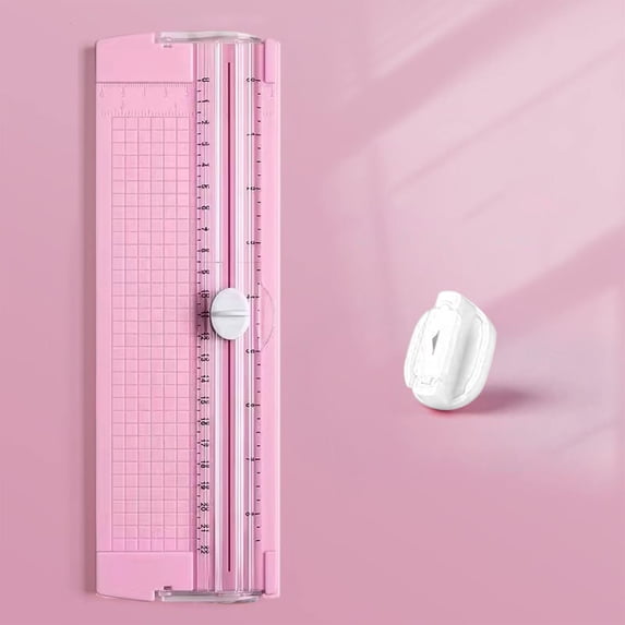 2026 Pink A4 Paper Trimmer – Non-Slip DIY Craft Cutter with Scale for ...