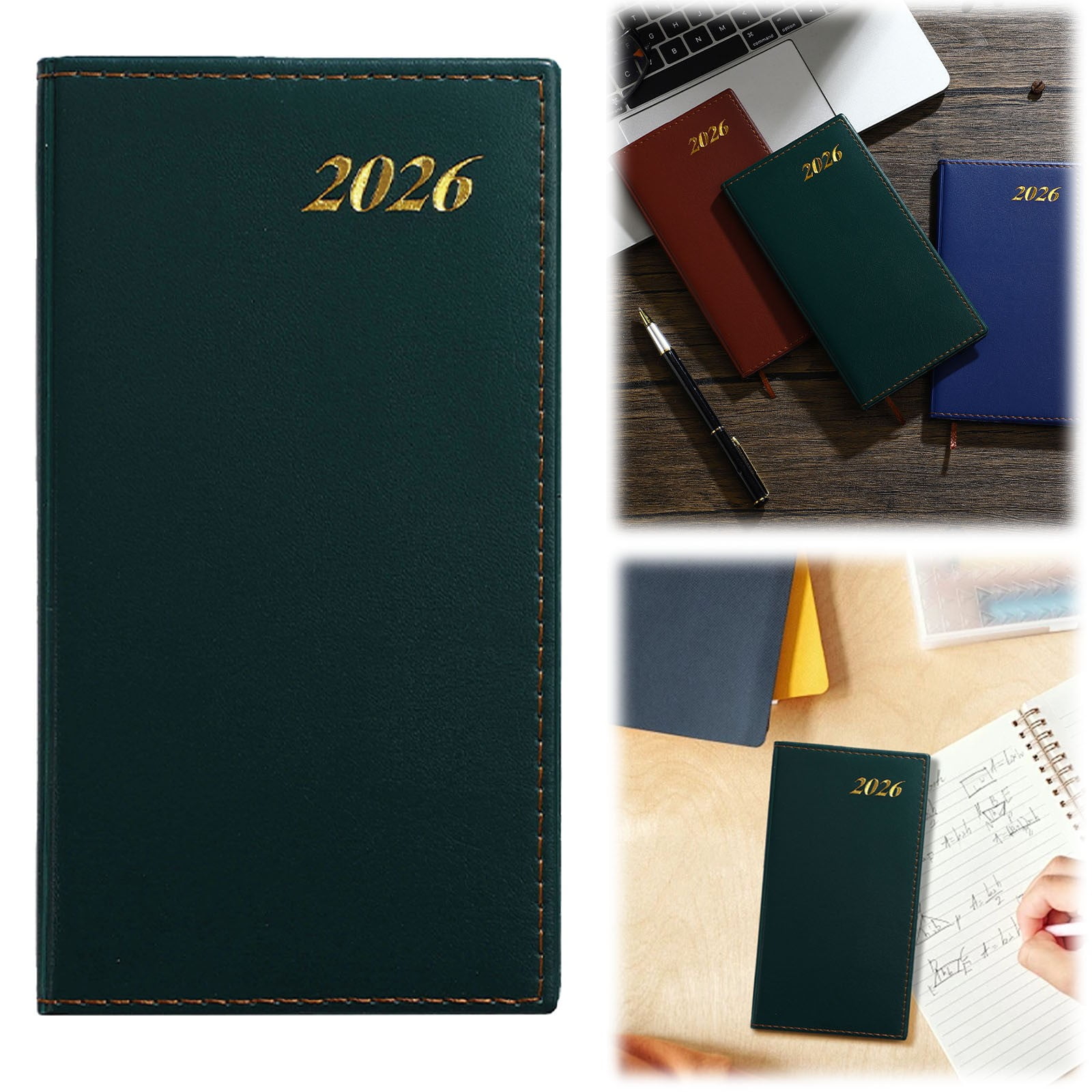 2026 Planner 7.1"x3.9" Monthly & Weekly 12 Months (Full Year 2026 ...