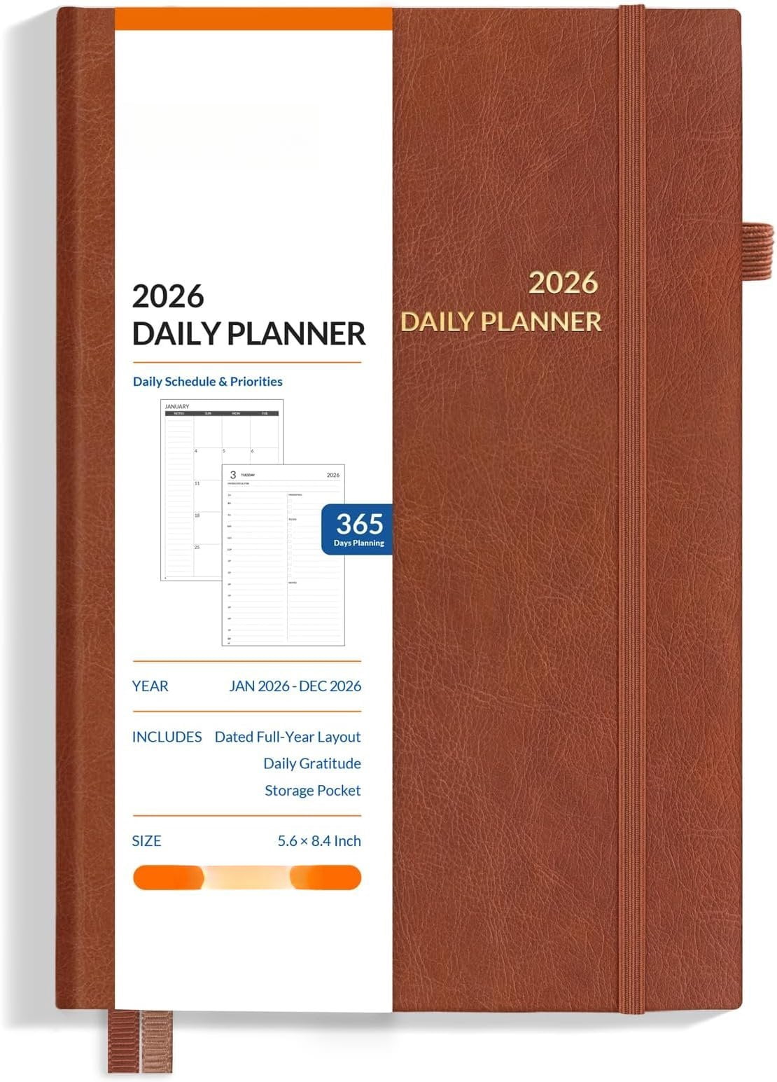 2026 Planner - Daily Planner 2026 for Productivity | Weekly & Monthly ...