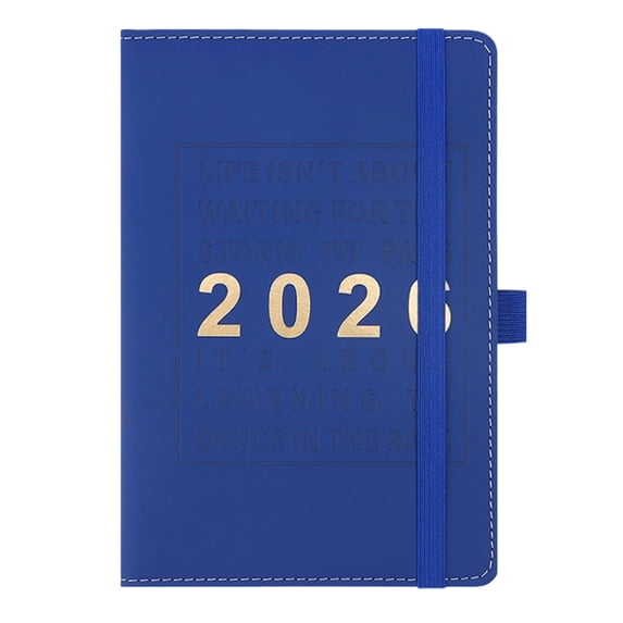 2026 Planner English Edition Daily Calendar A5 Notebook, Blue Cover ...