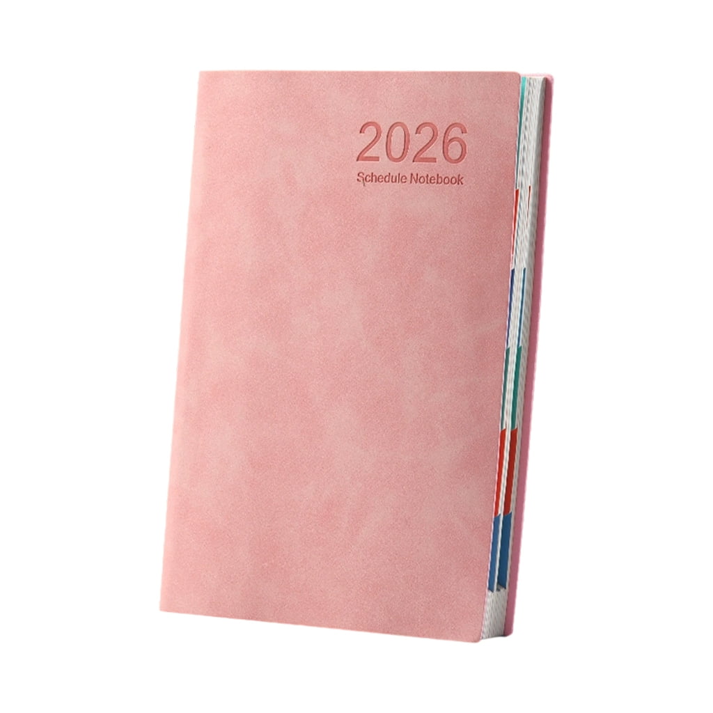 2026 Planner PU Cover Calendar Planner Schedule Notebook Journaling ...