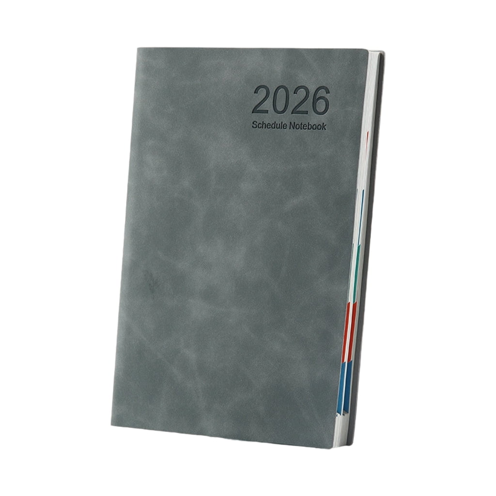 2026 Planner PU Cover Calendar Planner Schedule Notebook Journaling ...