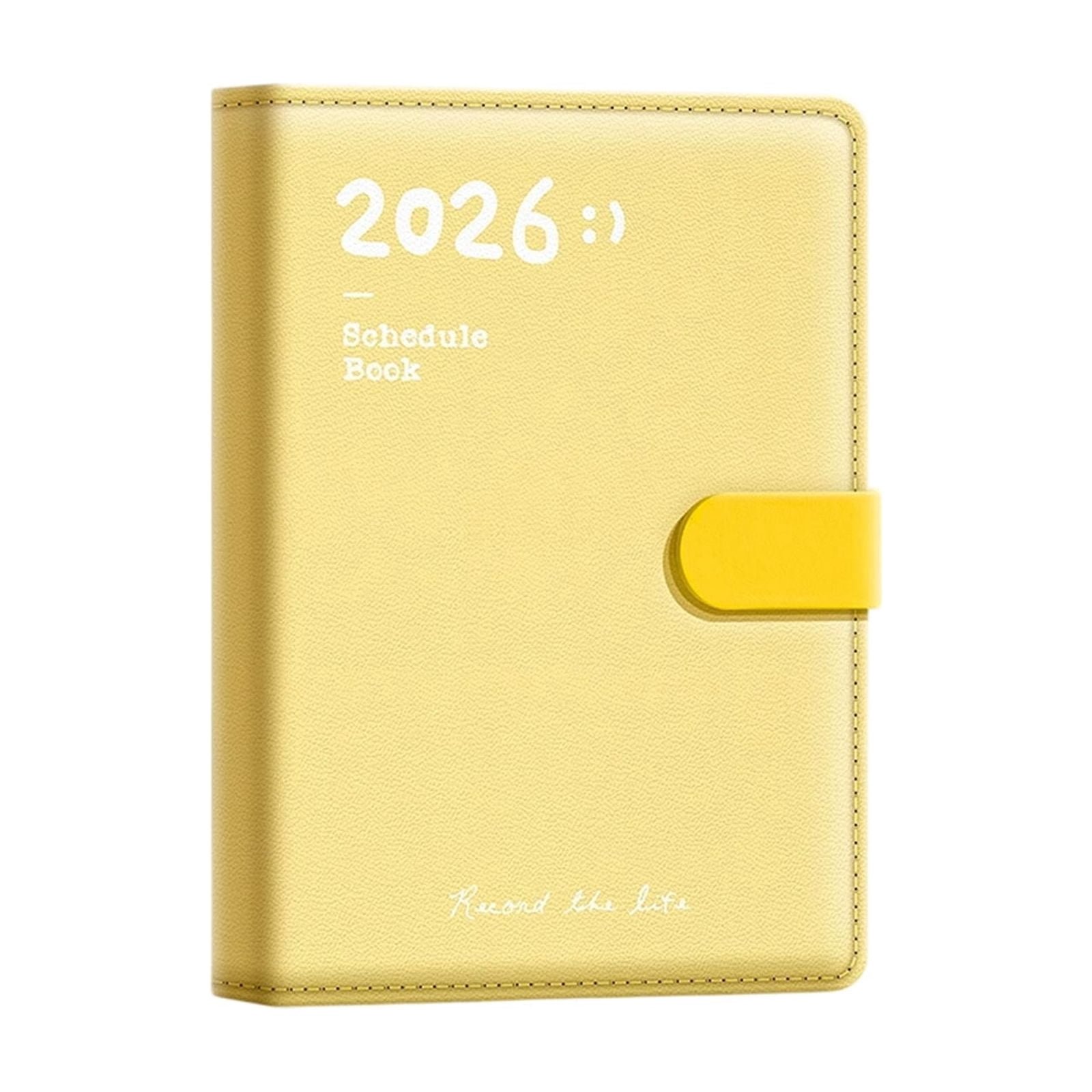 2026 Planner Thick Notebook Magnetic Closure Student Daily Planner ...