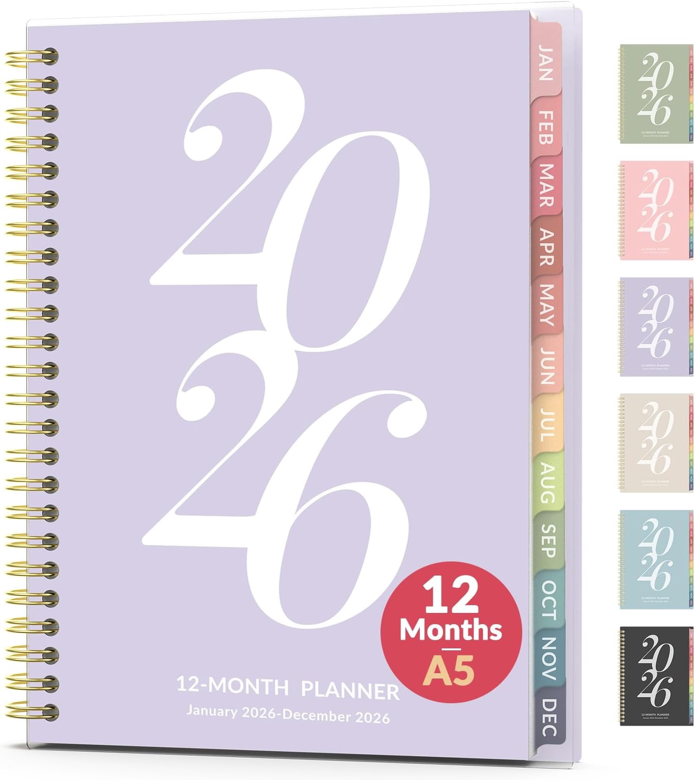 2026 Planner Weekly and Monthly, Jan - Dec 2026, 6.3" .4", Small Agenda ...