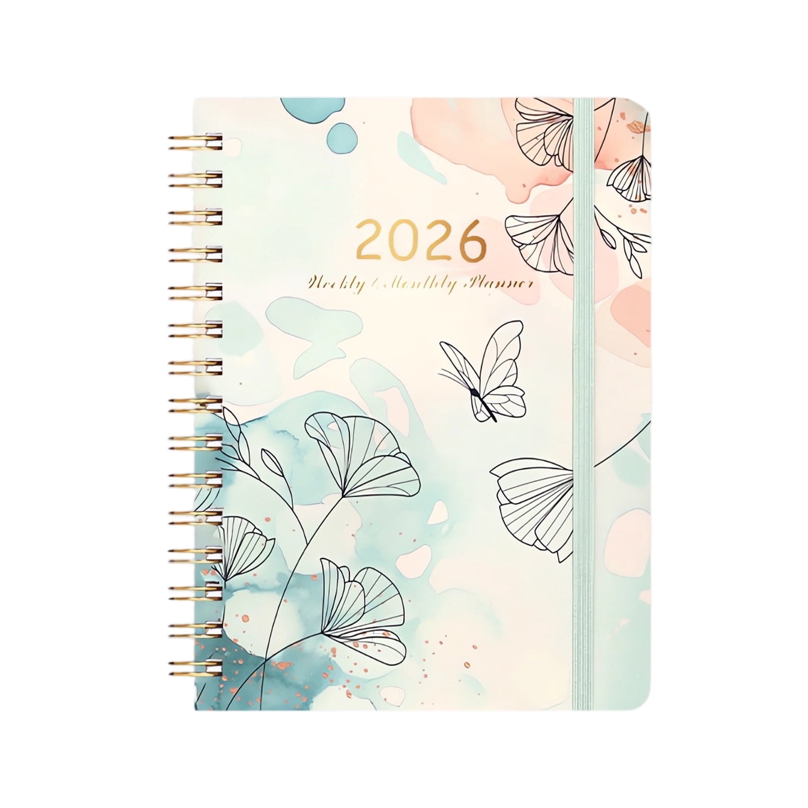 2026 Hardcover Planner for Women - 6.3"x8.5" Weekly Monthly Spiral ...