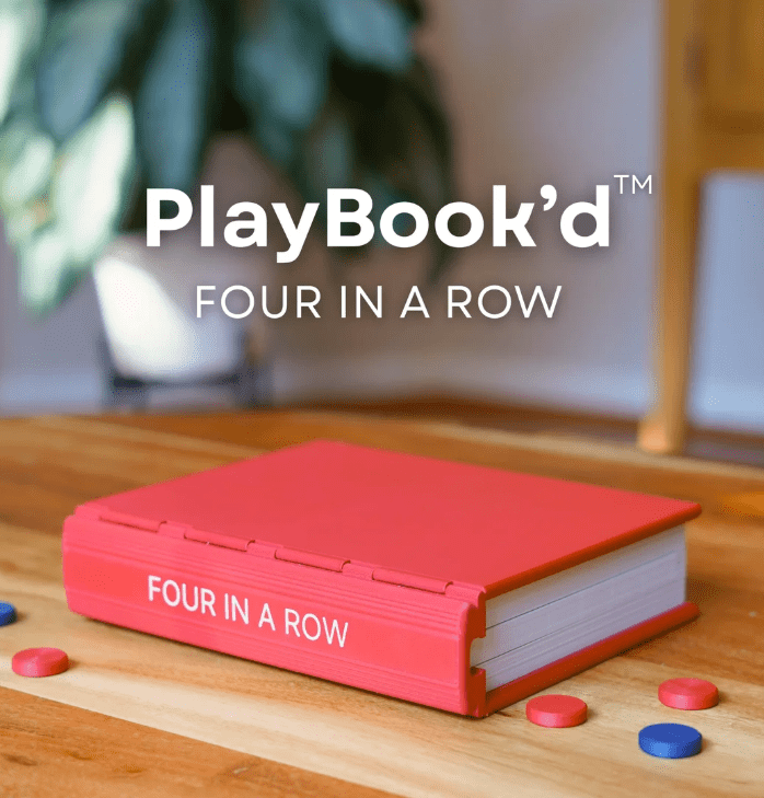 2026 PlayBook'd - Four in a Row Game Book, Classic Chess Set Disguised ...