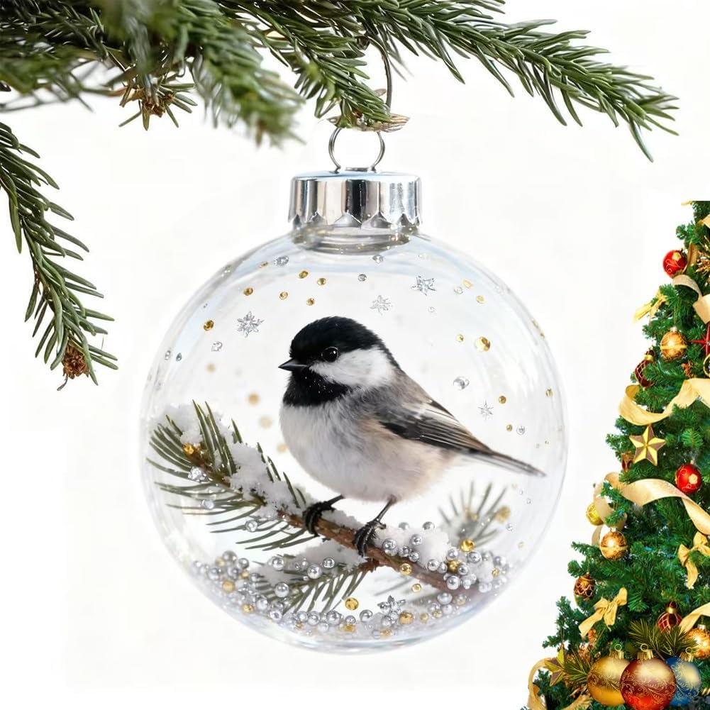 2026 Playful Animal 3D Glass Ball Decorations,2026 Wildlife Wonders ...