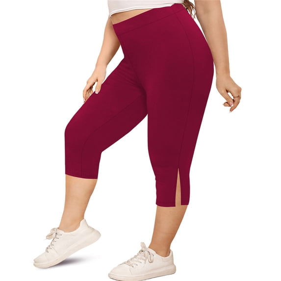 2026 Plus Size Yoga Pants Women's Fashiona Casual Plus Size Sports ...