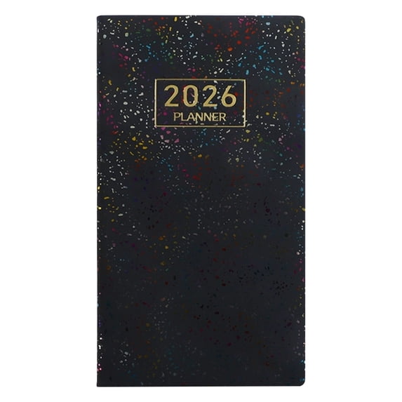2026 Pocket Planner A6 Mini Weekly Planners Starlight Leather 2026 ...