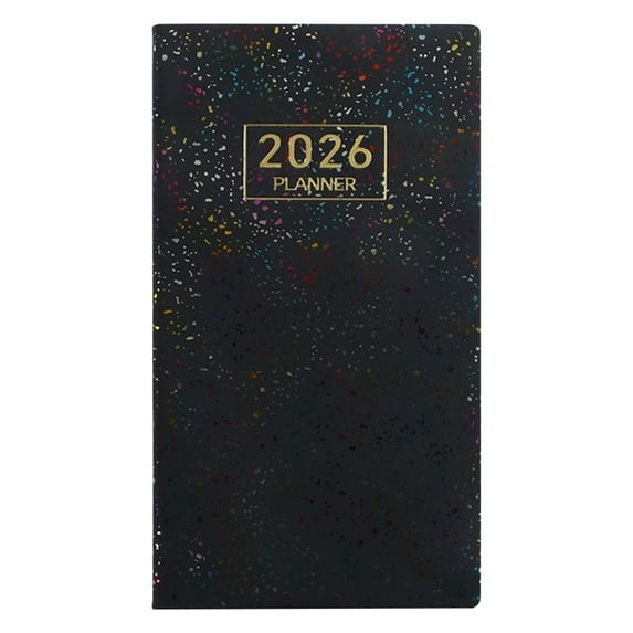 2026 Pocket Planner Mini Weekly Planners 1 Pc Dazzling Blue Leather ...