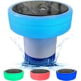2026 Pool Chlorine Floater with Solar RGB Light 6inch 1200mAh ...