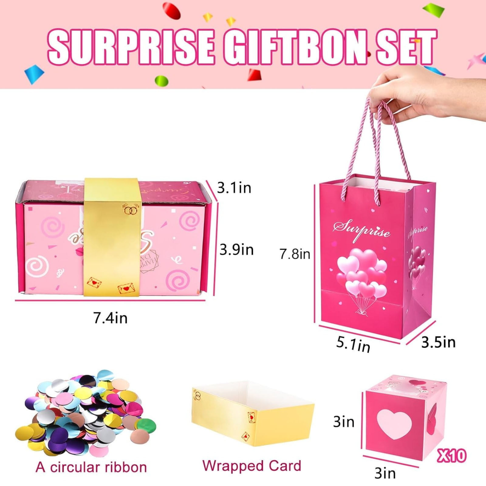 2026 Pop Up Money Explosion Box - Christmas Surprise Folding Gift Box ...