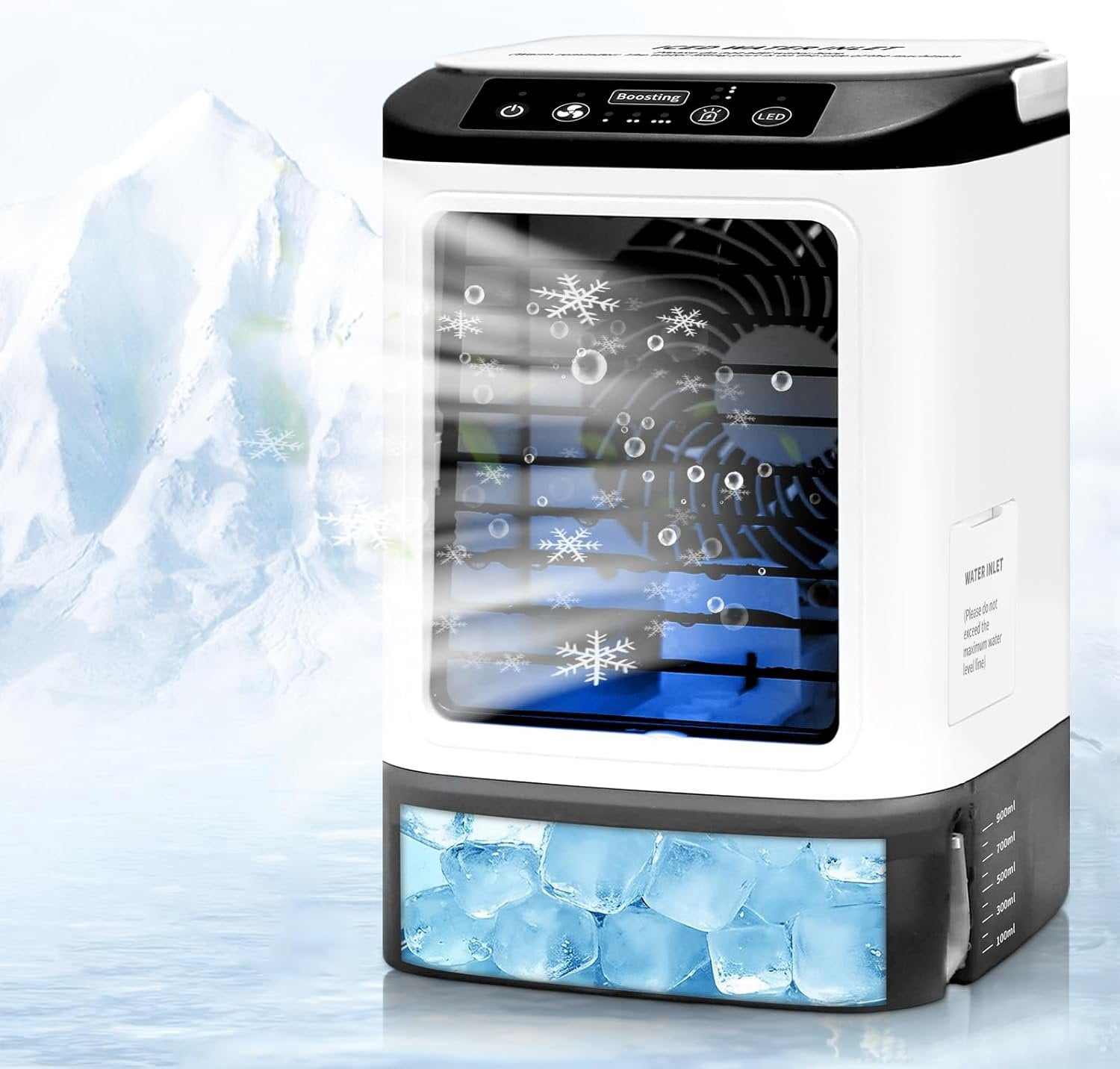 2026 Portable Air Conditioners,4 Speeds evaporative cooler with /Ice ...