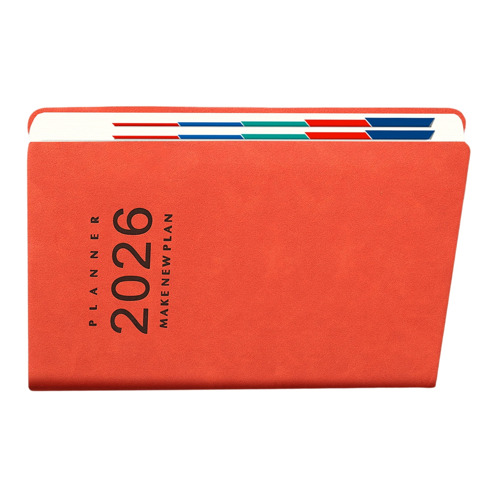 2026 Professional Full Year Planner 360 Pages PU Leather with Ribbon ...