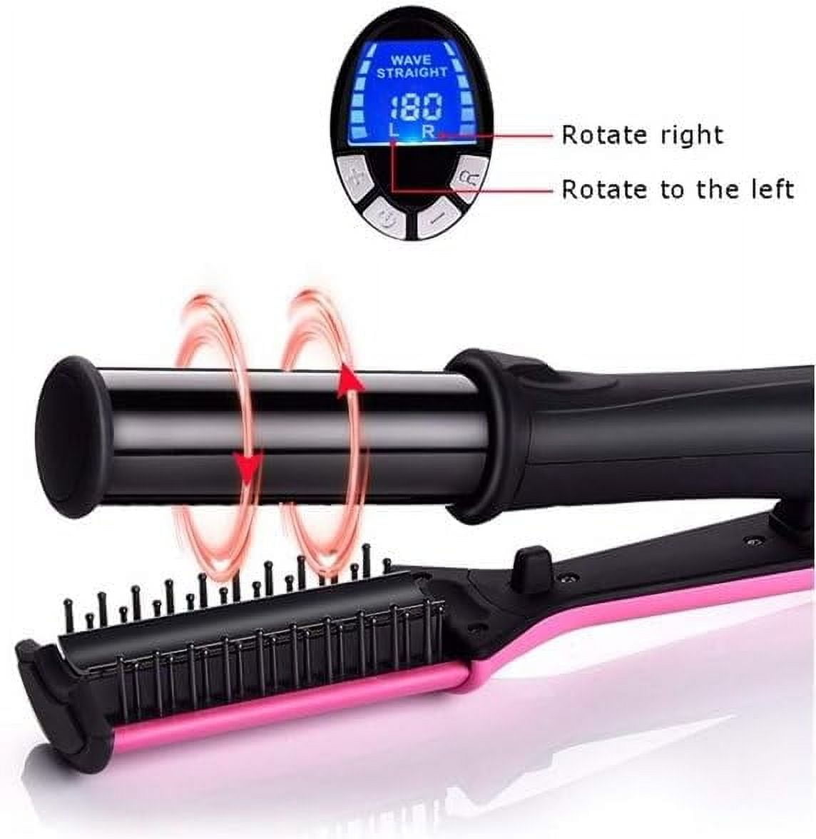 2026 Professional Hair Straightening Curling Iron, 2 in 1 Style Flat ...