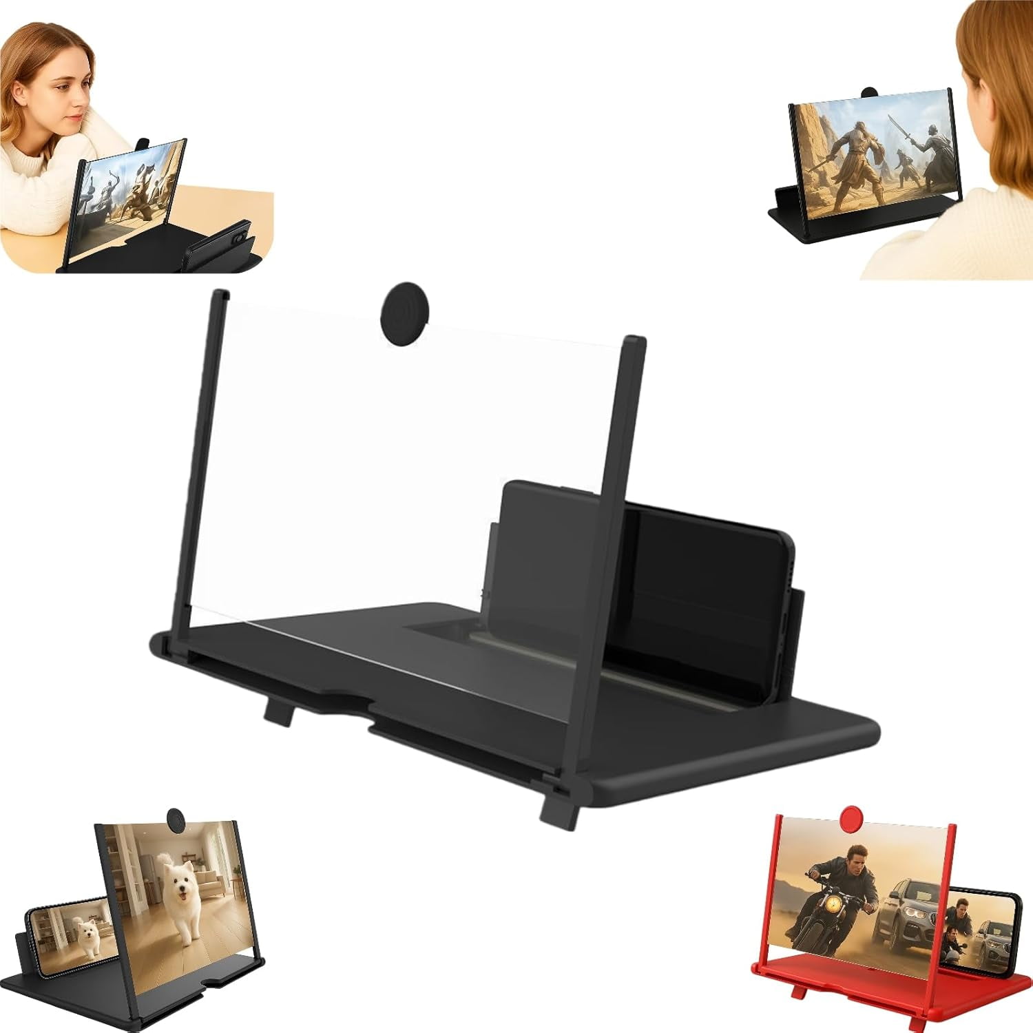 2026 Pull-Out Phone Screen Magnifier Stand with Adjustable Angles for ...