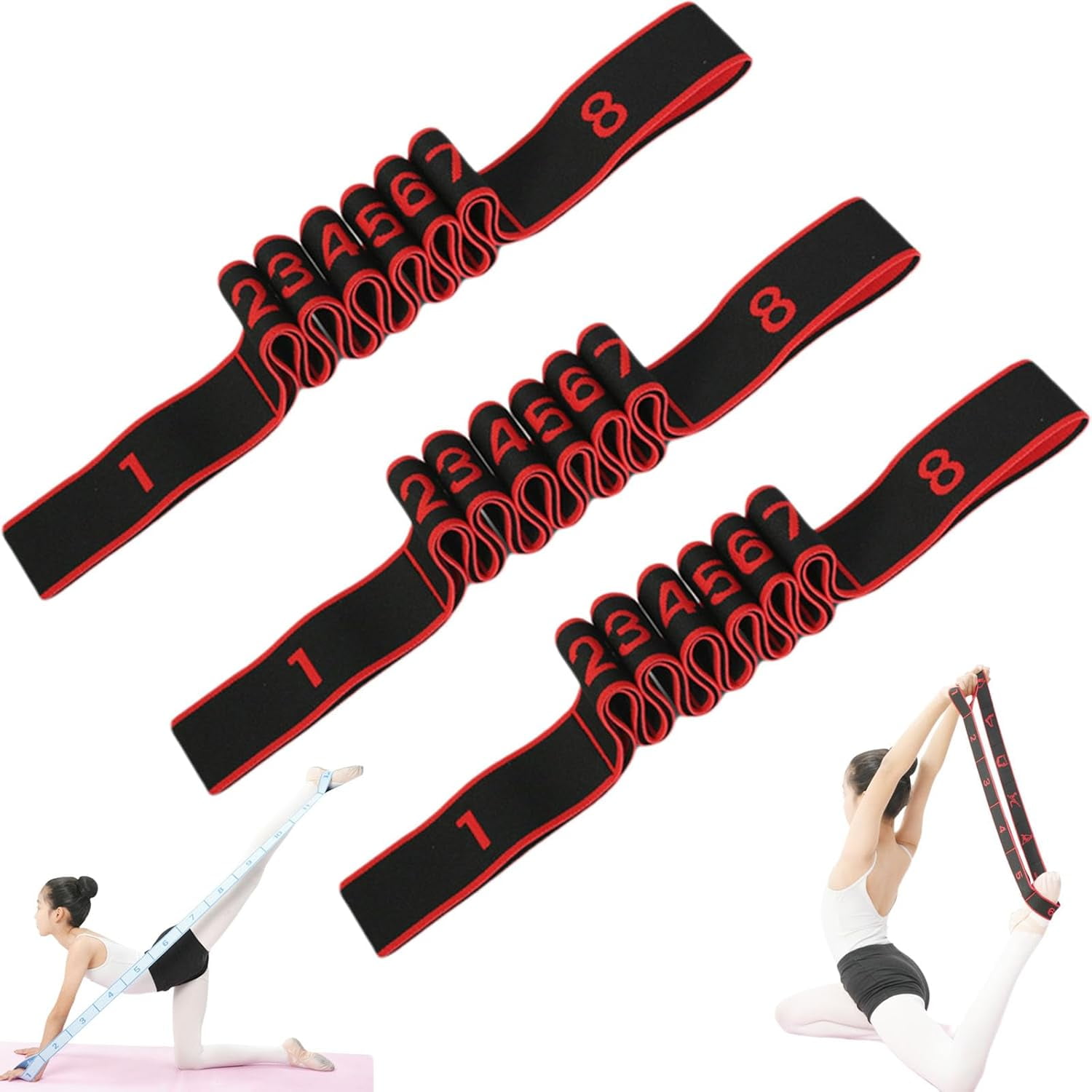 2026 Puller Exercise,Adjustable Fitness Resistance Band,Number Stretch ...