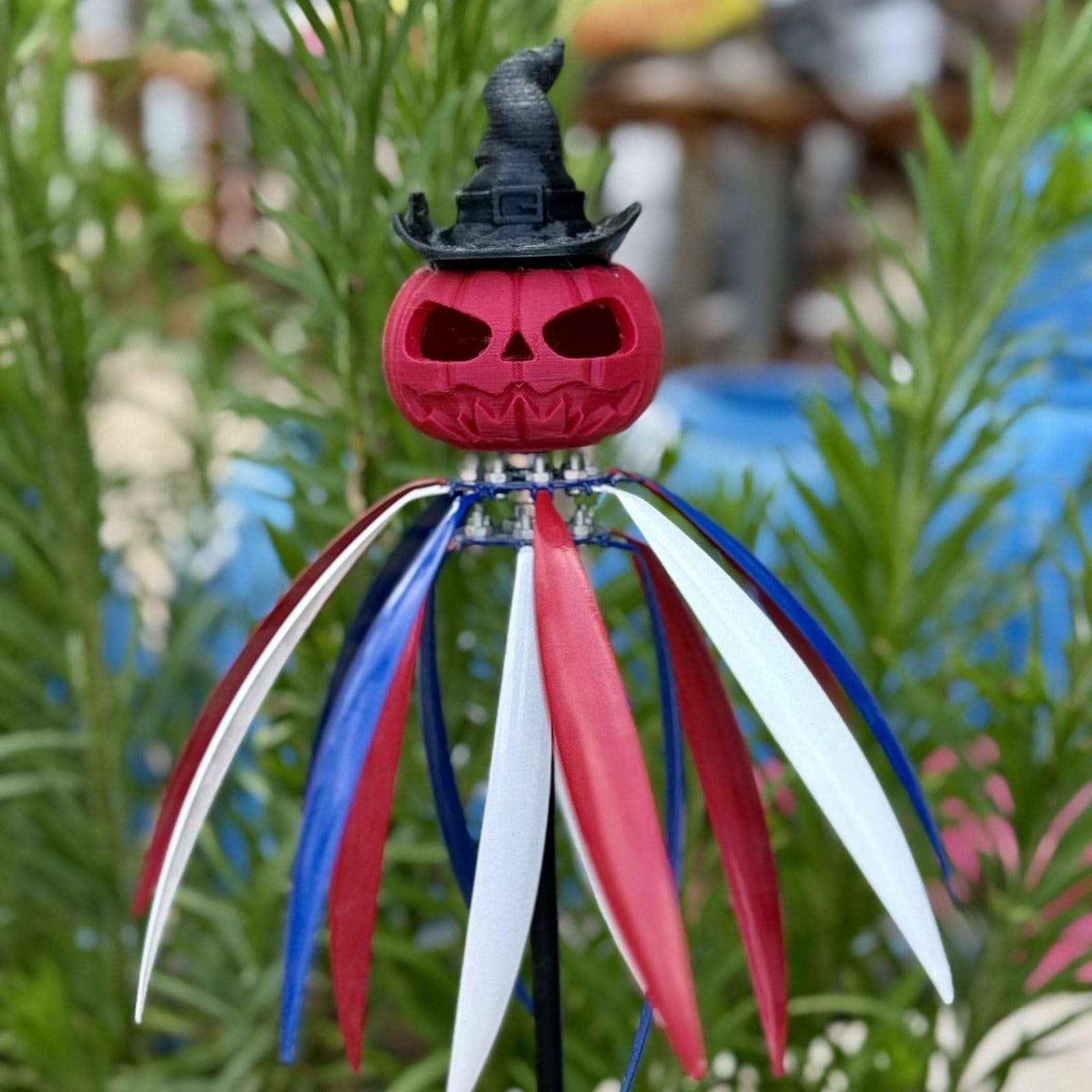 2026 Pumpkin Wind Spinners For Halloween Decorations Outdoor 35.43 ...