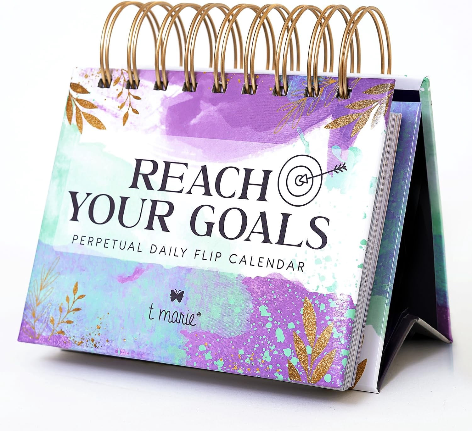 2026 Reach Your Goals Daily Desk Calendar - Moivaional Gif and Posiive ...