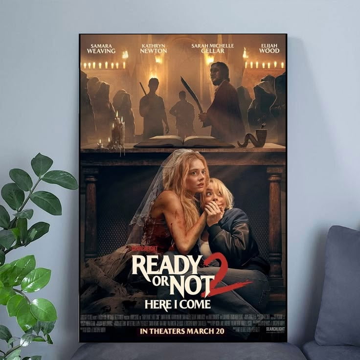 2026 Ready Or Not Movie Poster Action Movie Poster Comedy Horror Movie ...