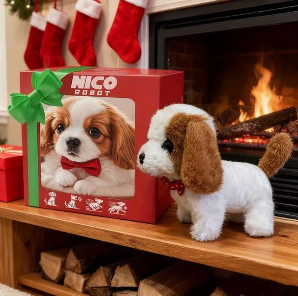 2026 Realistic Interactive Robot Puppy Nicco Ideal Gift for Christmas ...