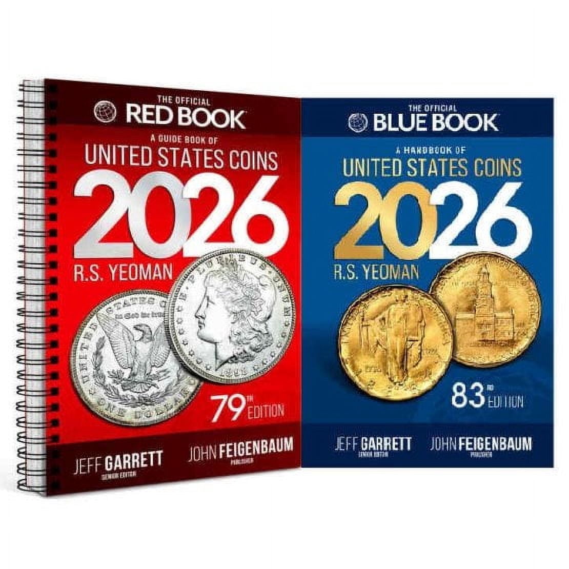 2026 Red Book Price Guide, Spiral and 2026 Blue Book, Handbook of U.S ...
