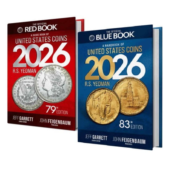 2026 Red Book, Price Guide and 2026 Blue Book, Handbook of U.S. Coins ...