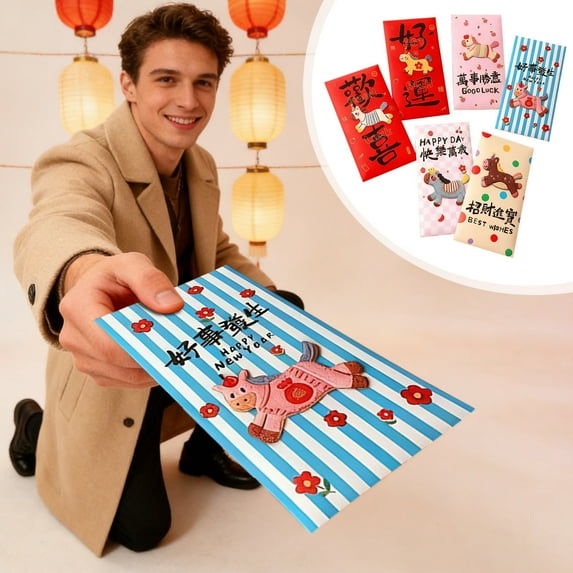 2026 Red Envelopes under $5! Yannianjz Red Envelopes for Chinese ...