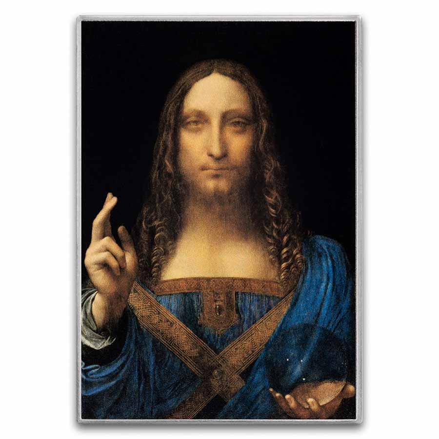 2026 Rep. of Cameroon 1 oz Silver Art Gallery: Leonardo da Vinci ...