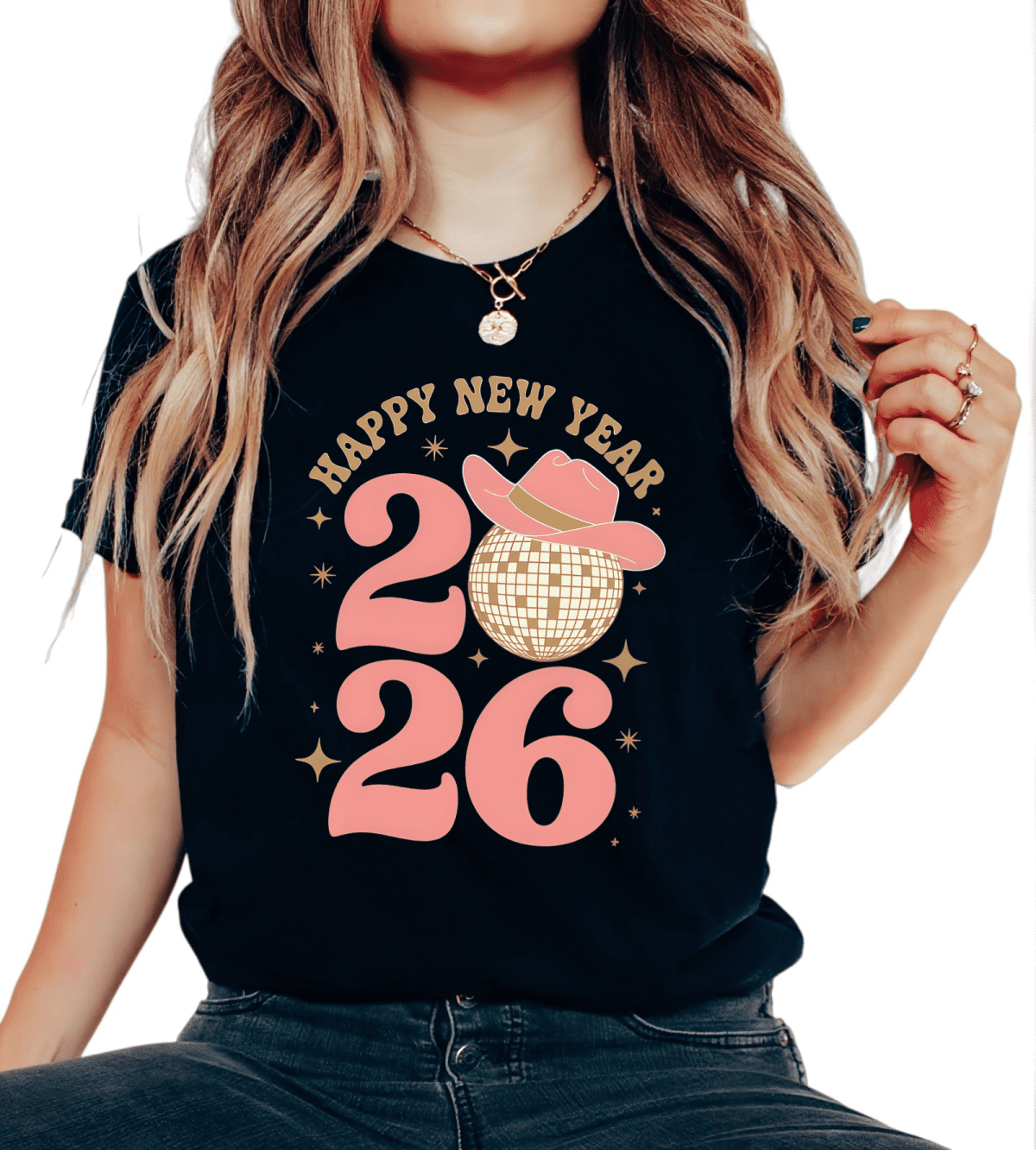 2026 Retro Cowboy Hat Print Tshirt Graphic Tees Black Shirts S-5XL New ...