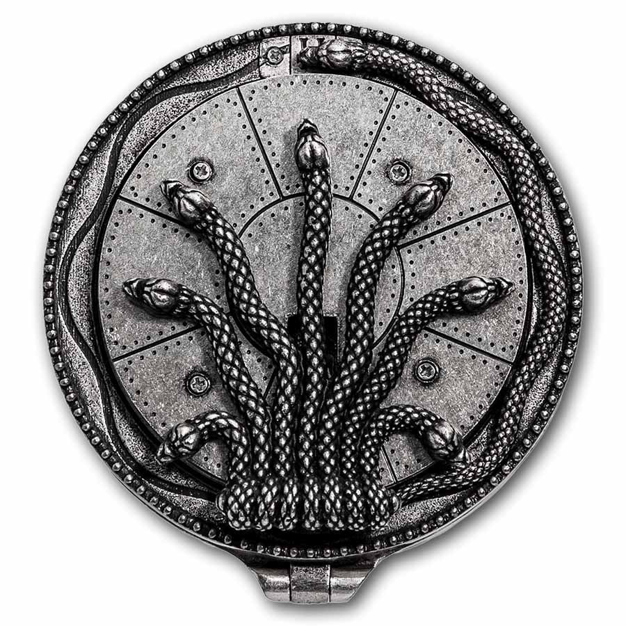 2026 Samoa 5 oz Silver Antique Harry Potter: Chamber of Secrets ...