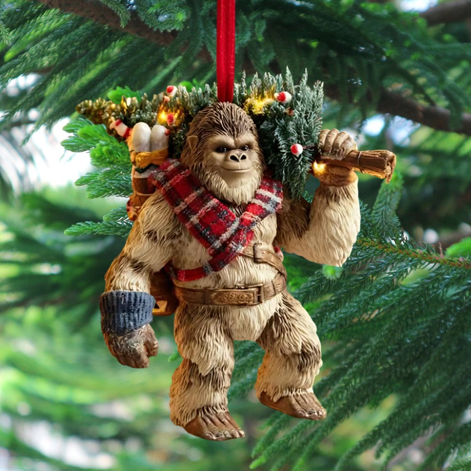 2026 Sasquatch Christmas or nament - Folklore Horror Themed Holiday ...