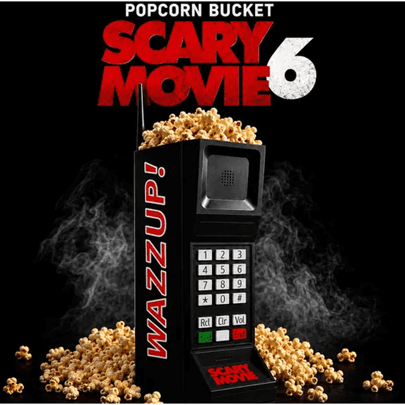 2026 Scary Movie 6 Popcorn Bucket, Retro Brick Cell Phone Popcorn Tub ...